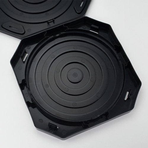 Single Wafer Shipper | 12” Clamshell Style Shipper eCT12-300-0.8-ASSY-1