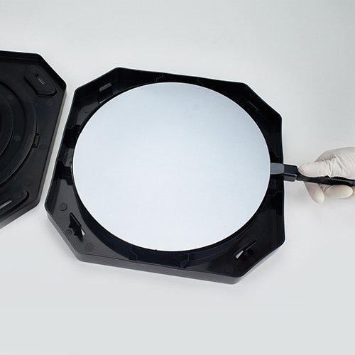 Single Wafer Shipper | 12” Clamshell Style Shipper eCT12-300-0.8-ASSY-1