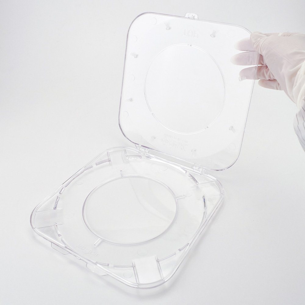 Single Wafer Shipper | 8” Clamshell Style Shipper eWB0016-ASSY-1